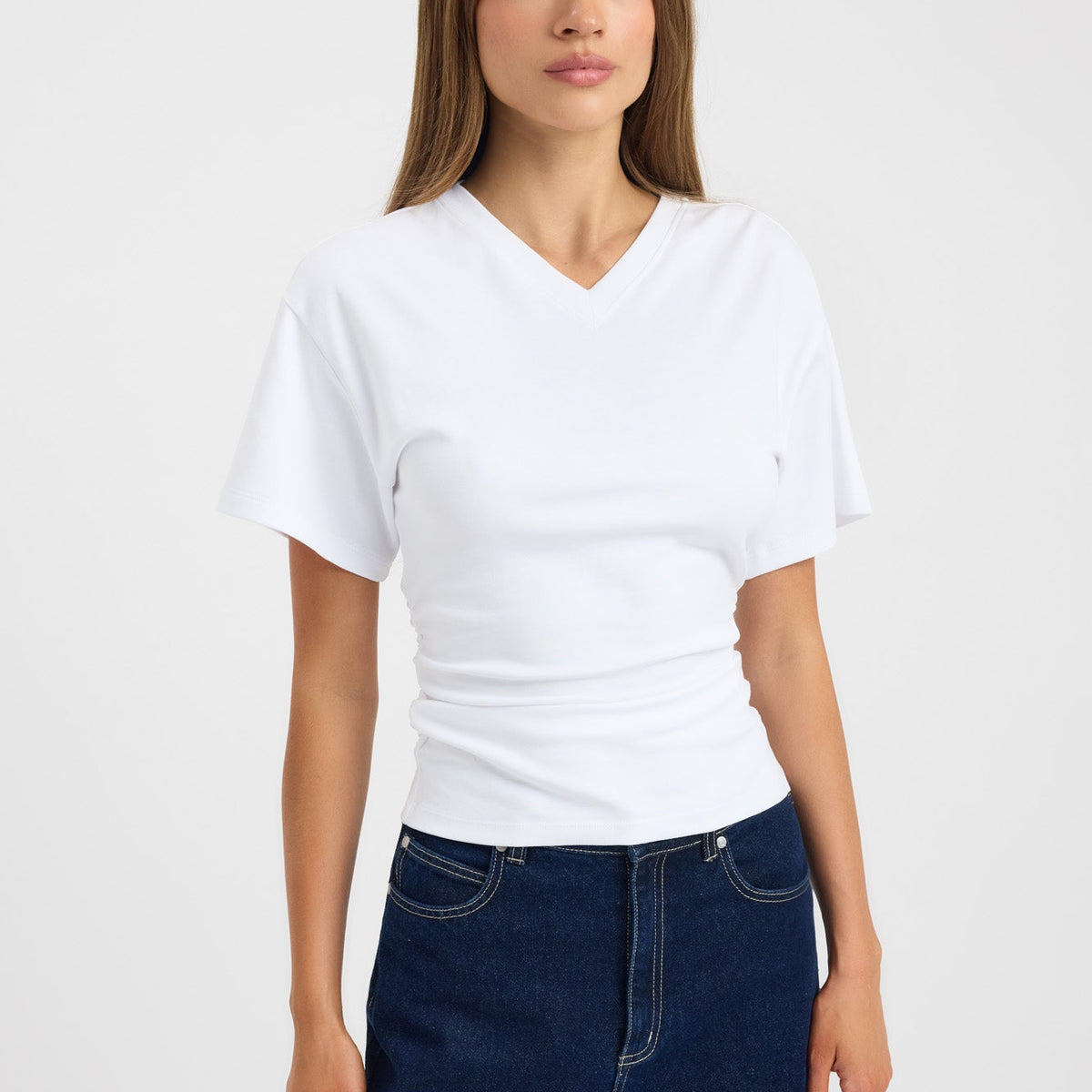 Nova Vee Neck Tee – NZ KOOKAÏ